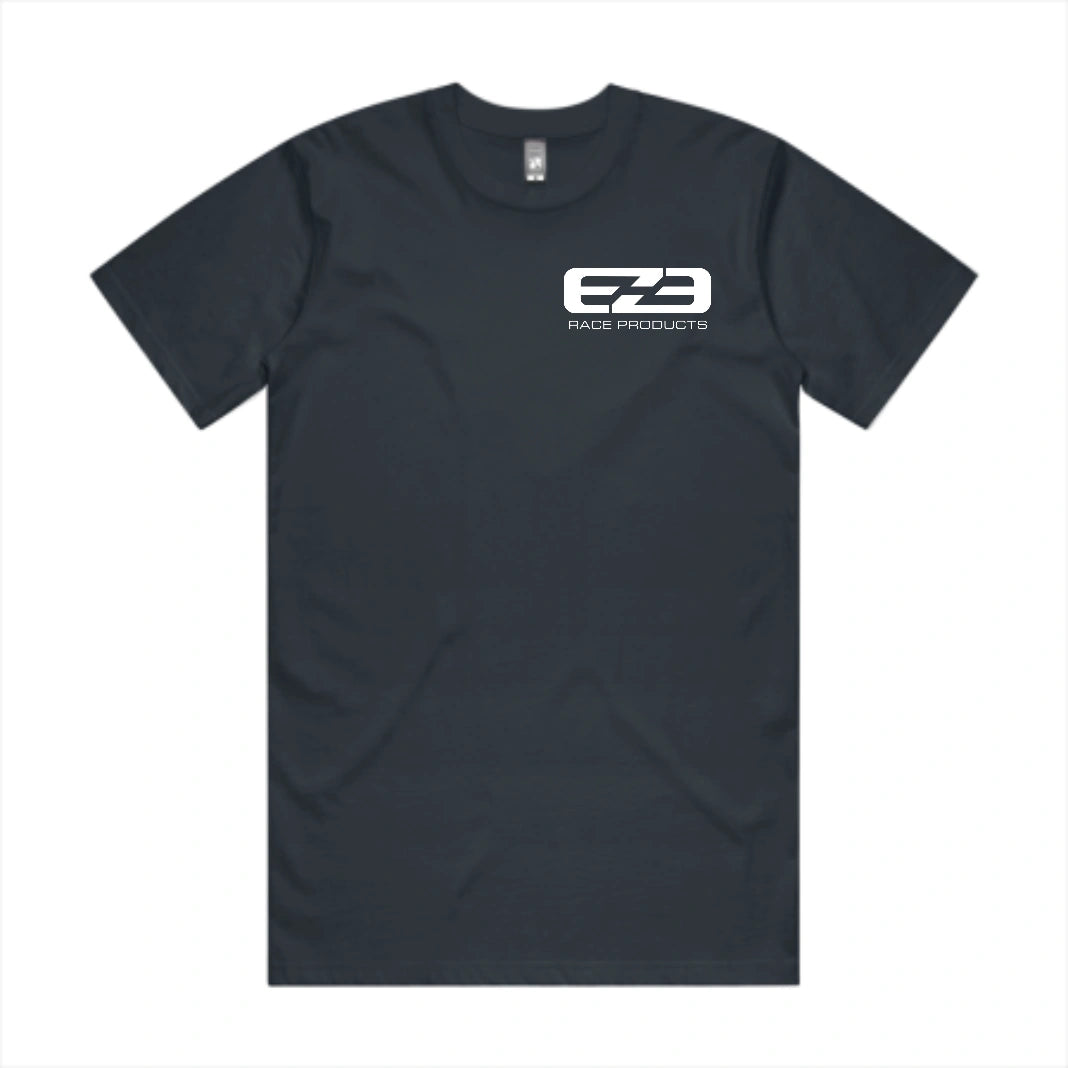 EZE MERCH MENS AS COLOUR CLASSIC TEE White Logo – EZE Race Products