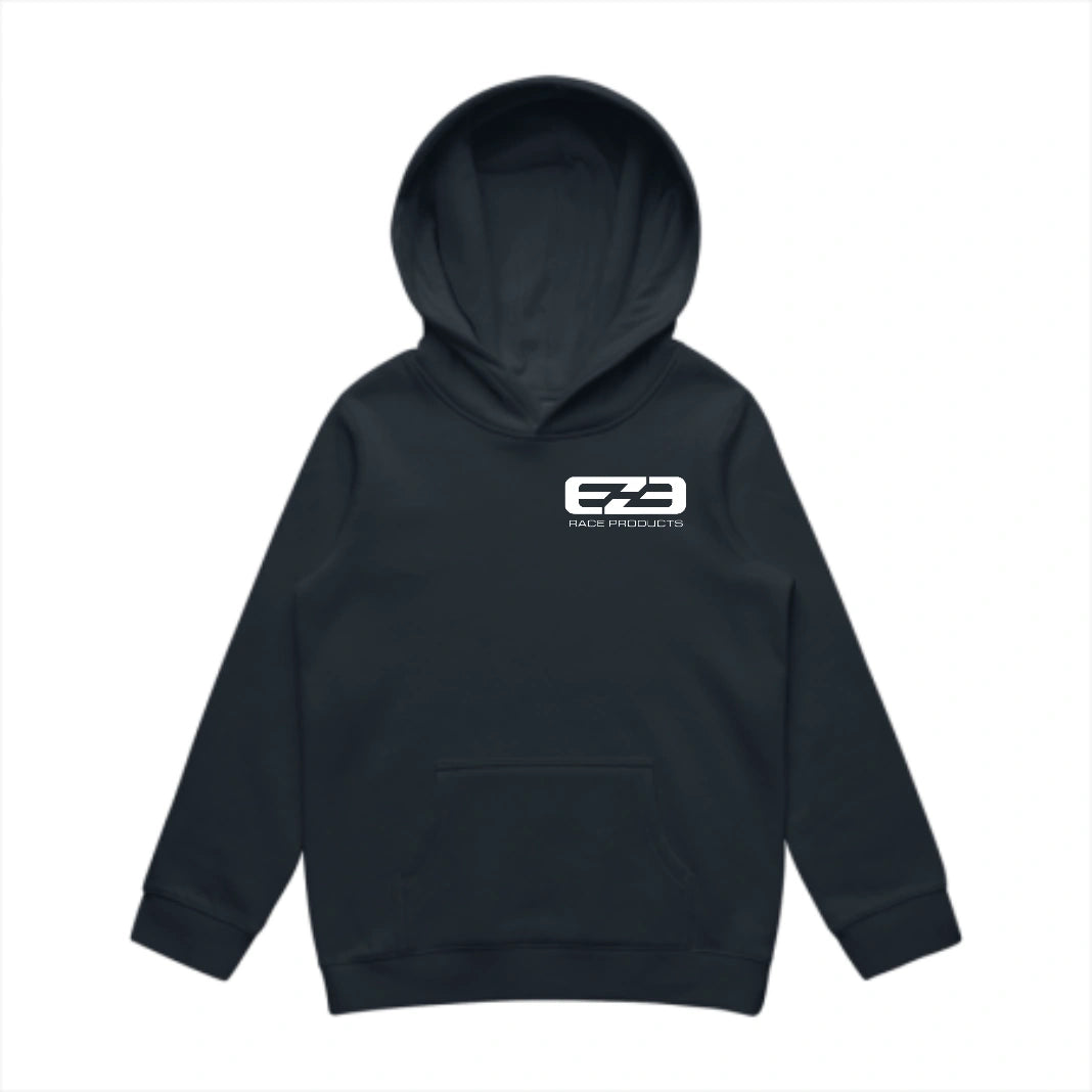 EZE MERCH KIDS AS COLOUR SUPPLY HOOD - WHITE LOGO – EZE Race Products